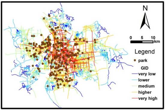 Analysis of Urban Park Accessibility Based on Space Syntax: Take the ...