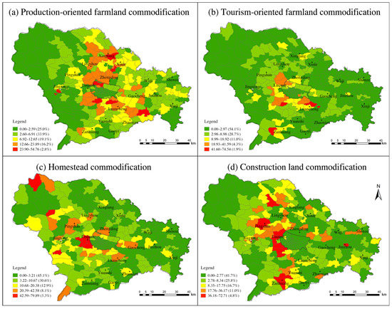 Spatial Patterns and Influencing Factors of Rural Land Commodification ...