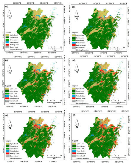 Land | Free Full-Text | Spatiotemporal Analysis and Prediction of Urban Land Use/Land Cover ...
