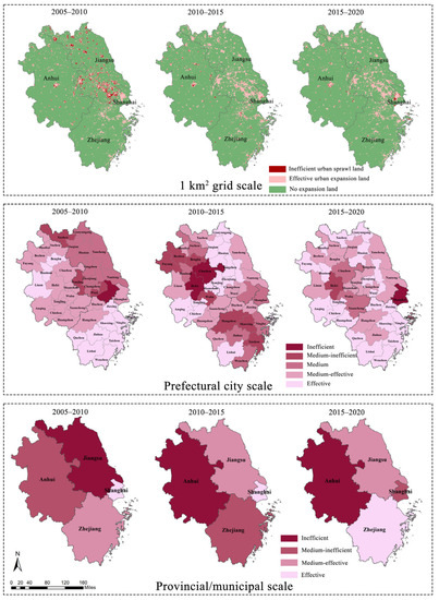 Measuring the Urban Sprawl of a Mega-Urban Agglomeration Area Based on ...