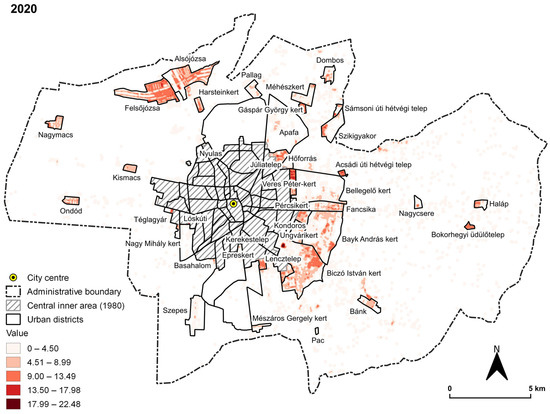 Changes in the Patterns of Population Distribution and Built-Up Areas ...