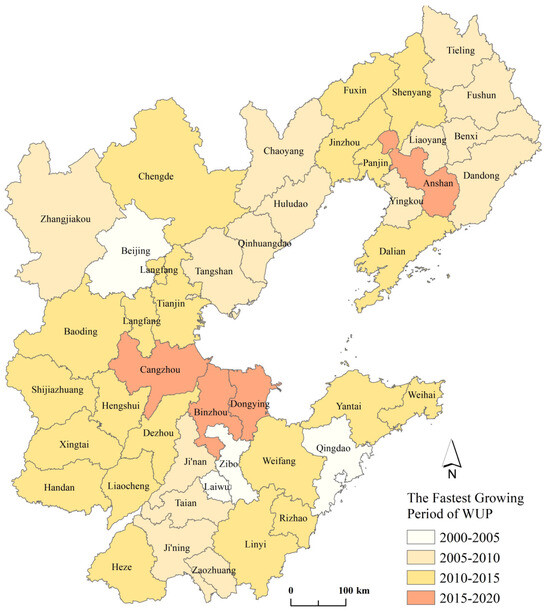 Spatiotemporal Pattern of Urban Sprawl Based on the Weighted Urban ...