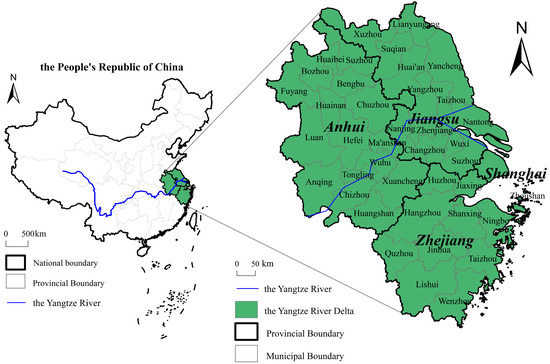 Land | Free Full-Text | Spatial–Temporal Characteristics and ...