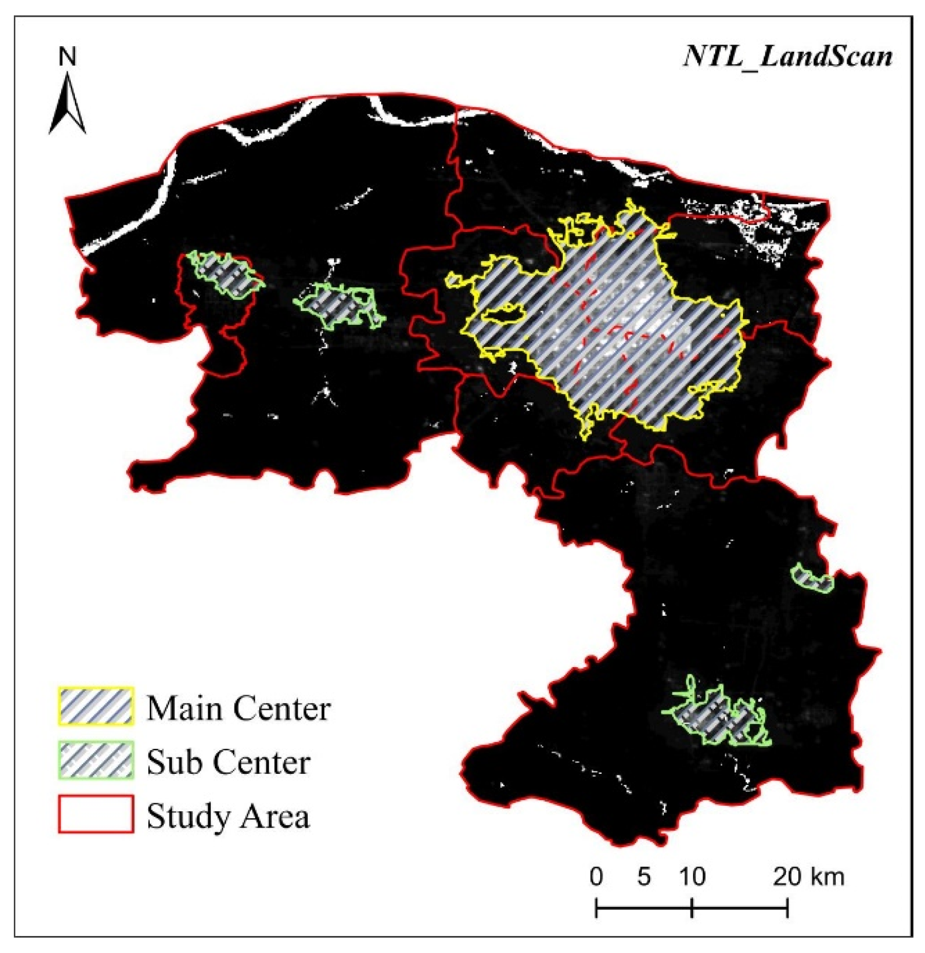 Identification of the Spatial Structure of Urban Polycentres Based on ...