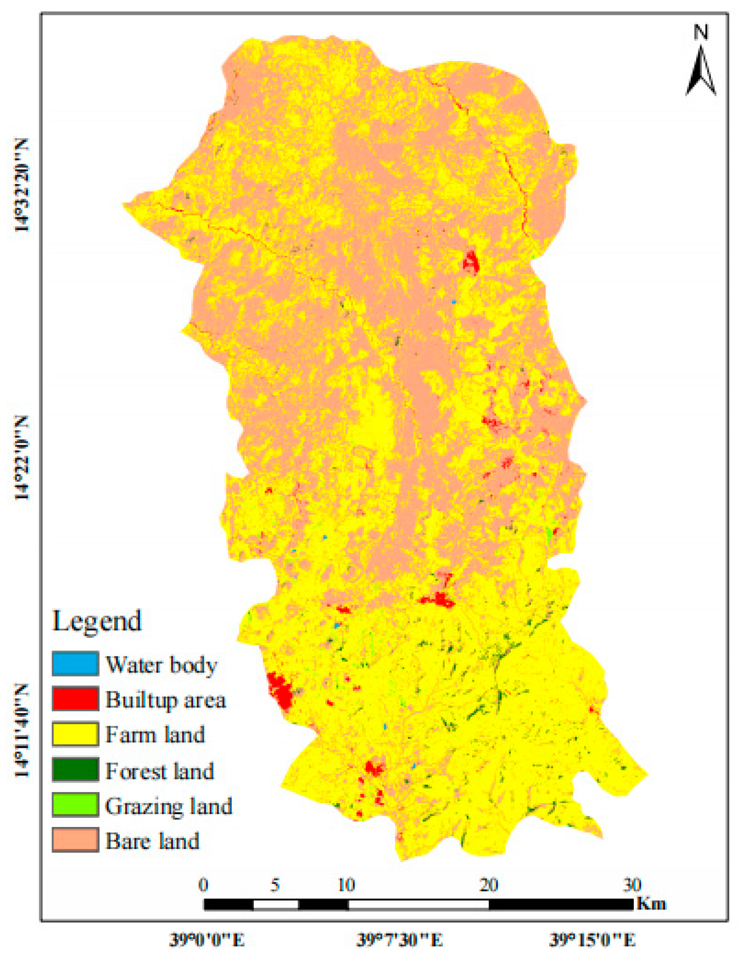 Identification of Spatial Patterns of Soil Erosion Based on the ...