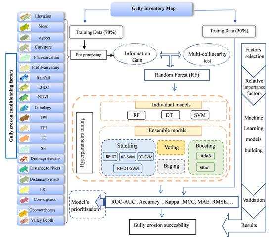 Performance Assessment of Individual and Ensemble Learning Models for Gully Erosion ...