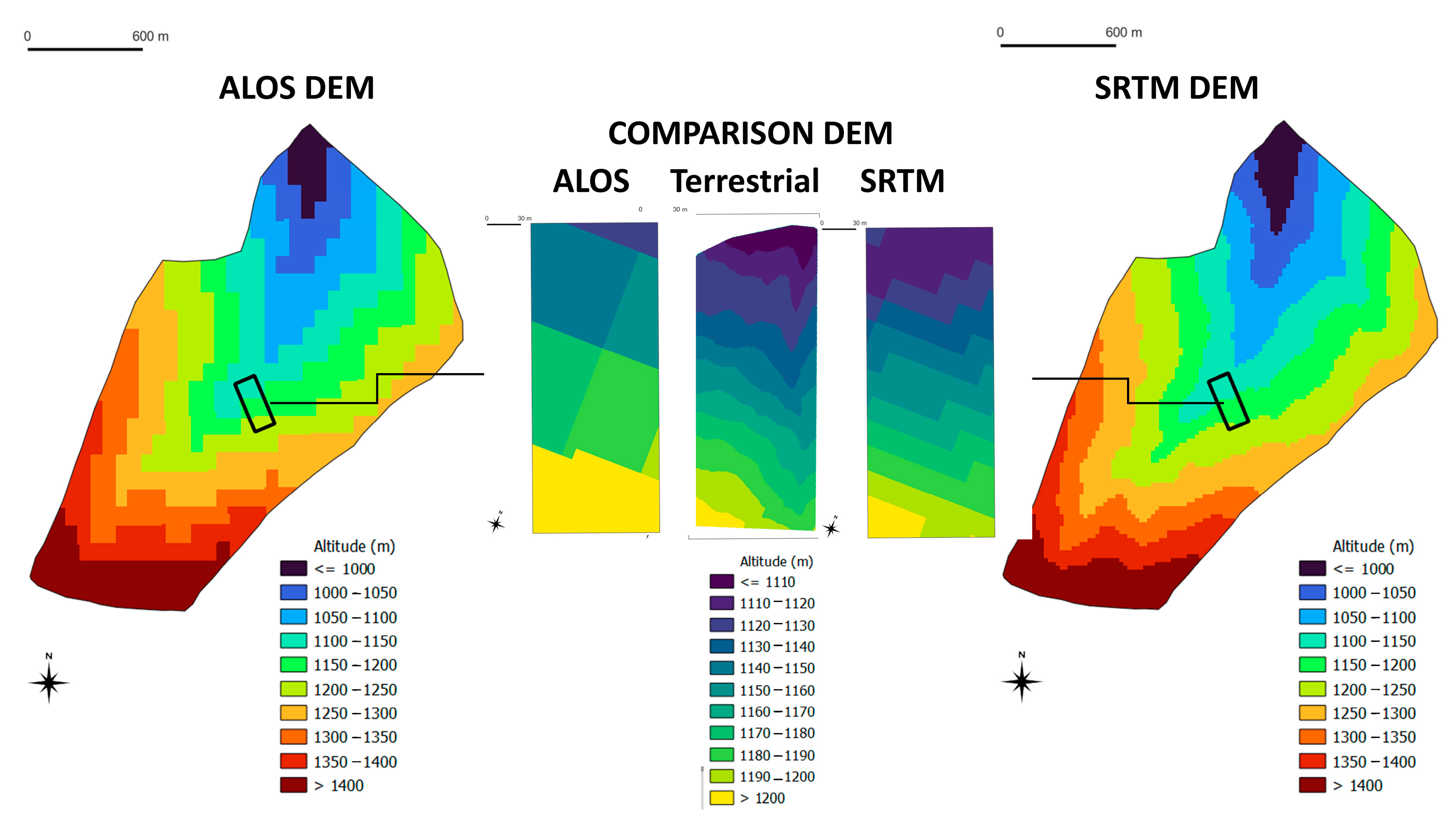 Analyzing the Accuracy of Satellite-Derived DEMs Using High-Resolution Terrestrial LiDAR