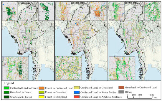 Dynamics in Land Cover and Landscape Patterns of Myanmar: A Three ...
