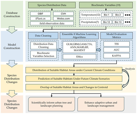 Predicting Suitable Spatial Distribution Areas for Urban Trees Under ...
