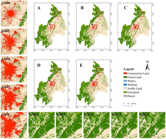Revealing the Spatiotemporal Changes in Land Use and Landscape Patterns ...