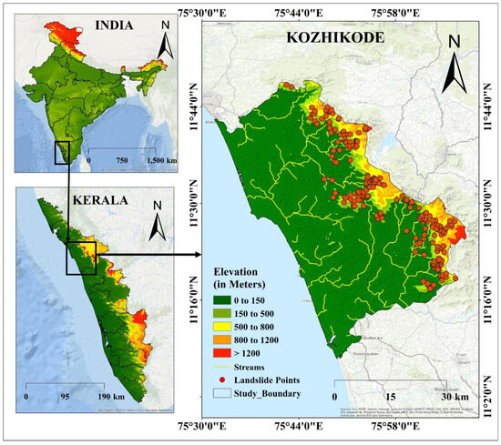 Landslide Susceptibility Level Mapping in Kozhikode, Kerala, Using Machine Learning-Based Random ...