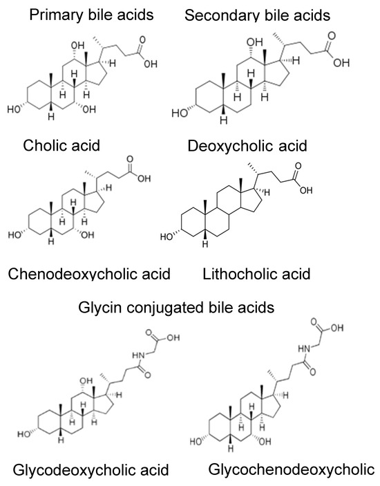 Effects of Several Bile Acids on the Production of Virulence Factors by ...