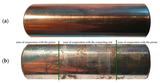 Analysis of the Operational Wear of the Combustion Engine Piston Pin