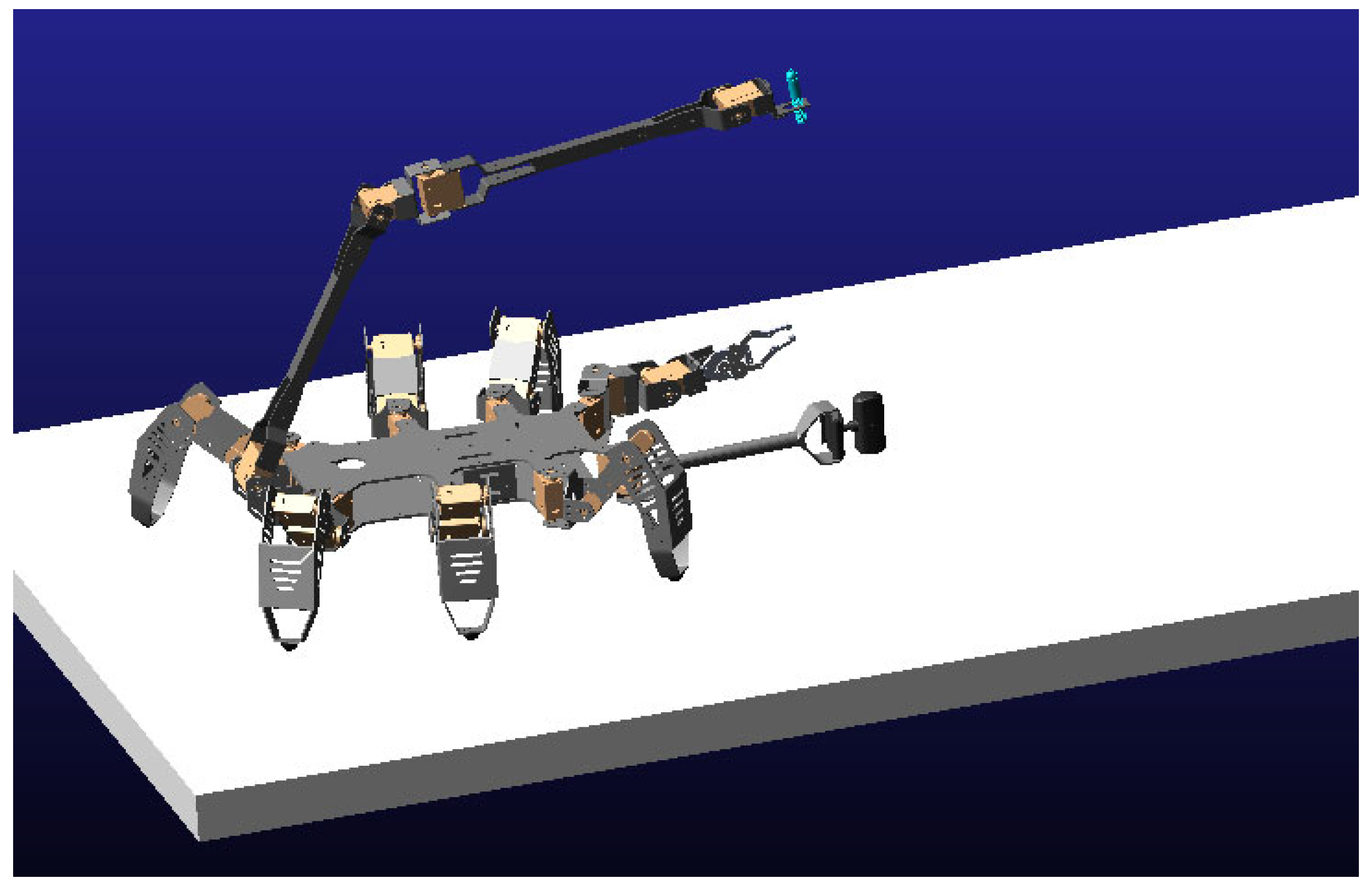 Synergistic Motion Stability of a Scorpion-like Composite Robot