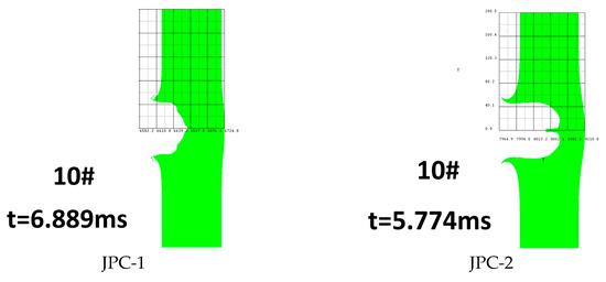Simulation and Experimental Study on Jetting Projectile Charge ...