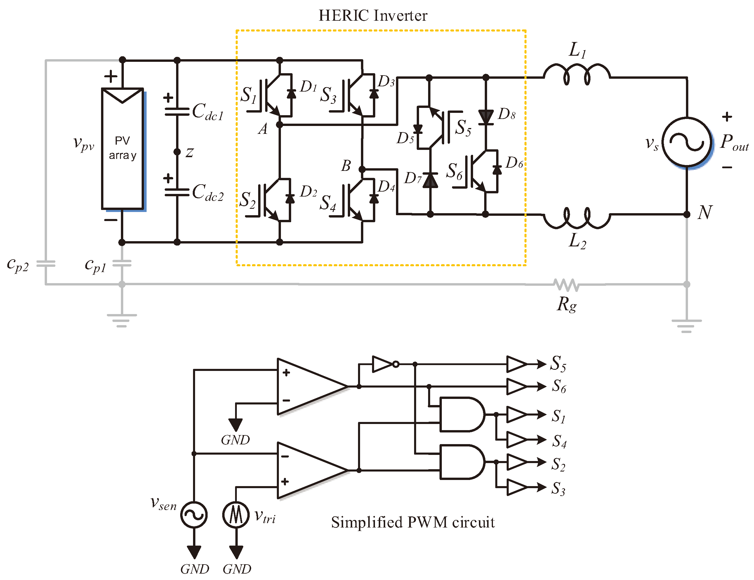 Machines | Free Full-Text | Analysis and Improved Behavior of a Single-Phase Transformerless PV ...