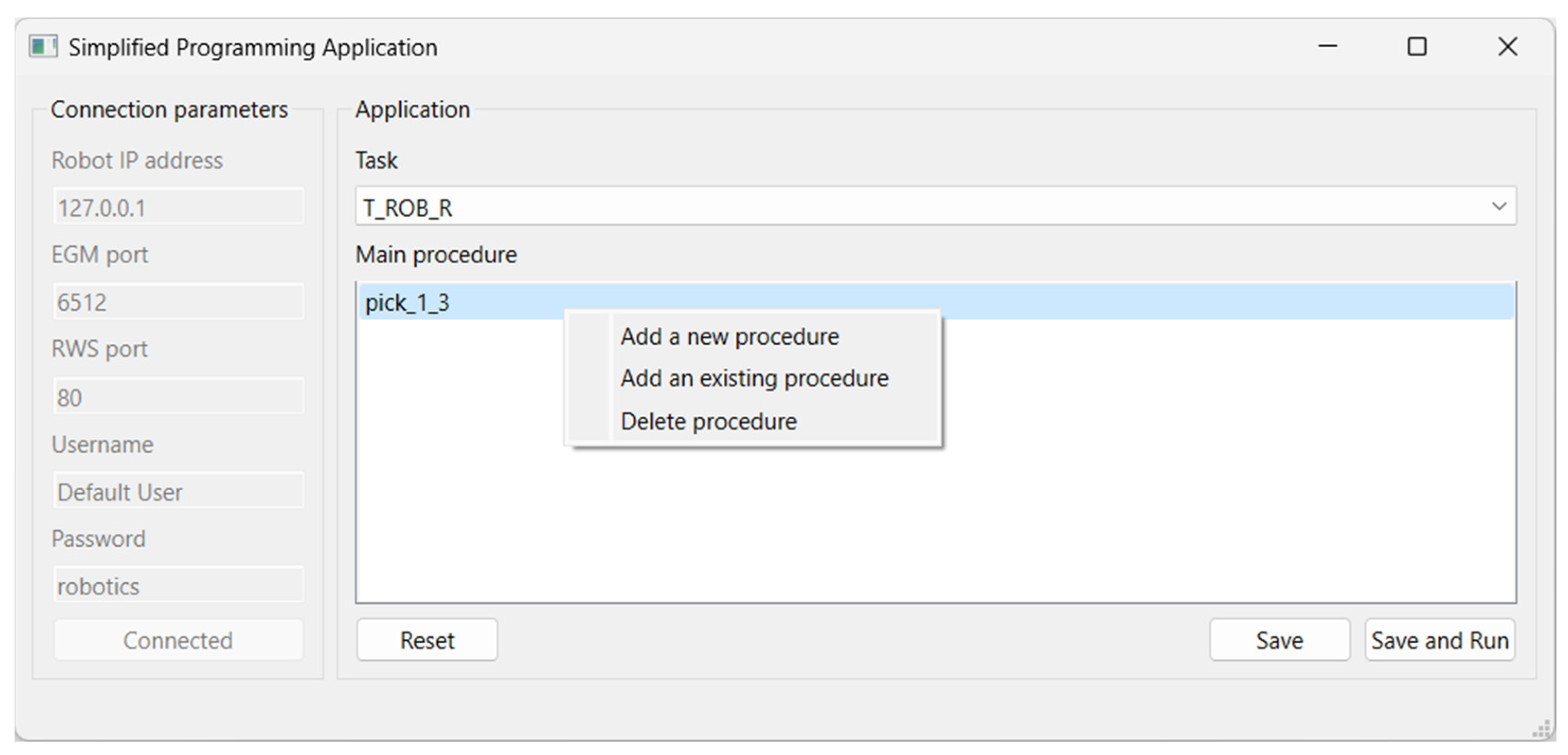 Novel Gesture-Based Robot Programming Approach with the Ability of Code Reuse