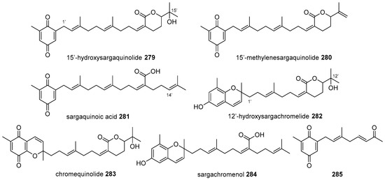 Marine Drugs | Free Full-Text | Bioactive Prenyl- and Terpenyl-Quinones ...