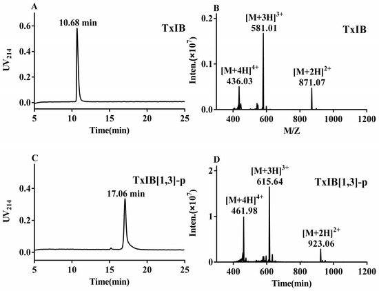 Cysteine [2,4] Disulfide Bond as a New Modifiable Site of α-Conotoxin TxIB