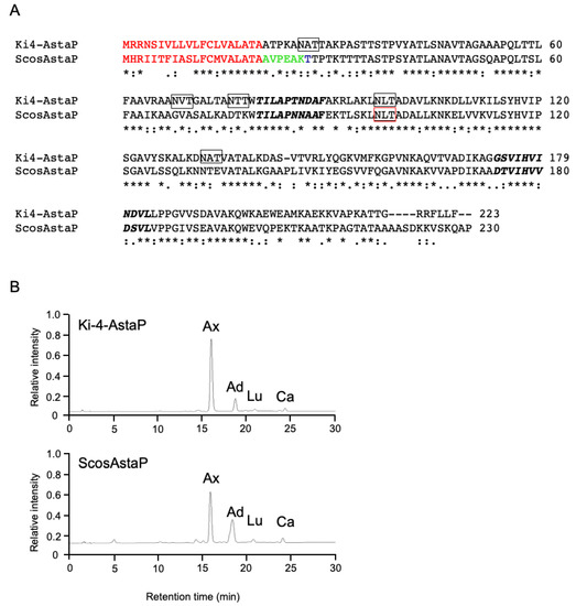 Distribution of the Water-Soluble Astaxanthin Binding Carotenoprotein ...