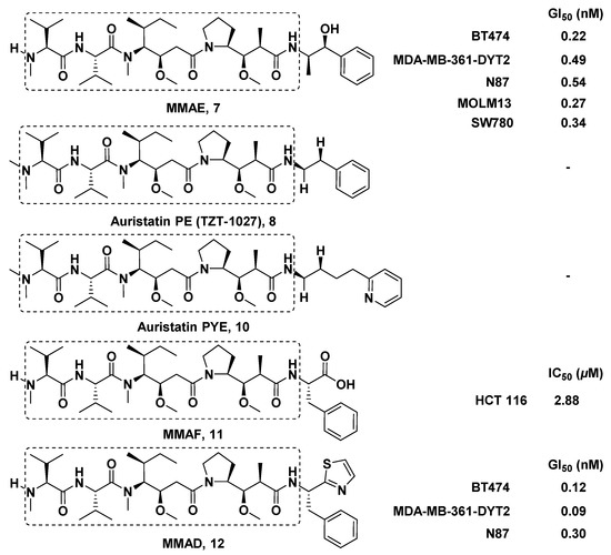 Marine Antitumor Peptide Dolastatin 10: Biological Activity, Structural ...