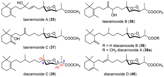 Marine Terpenic Endoperoxides