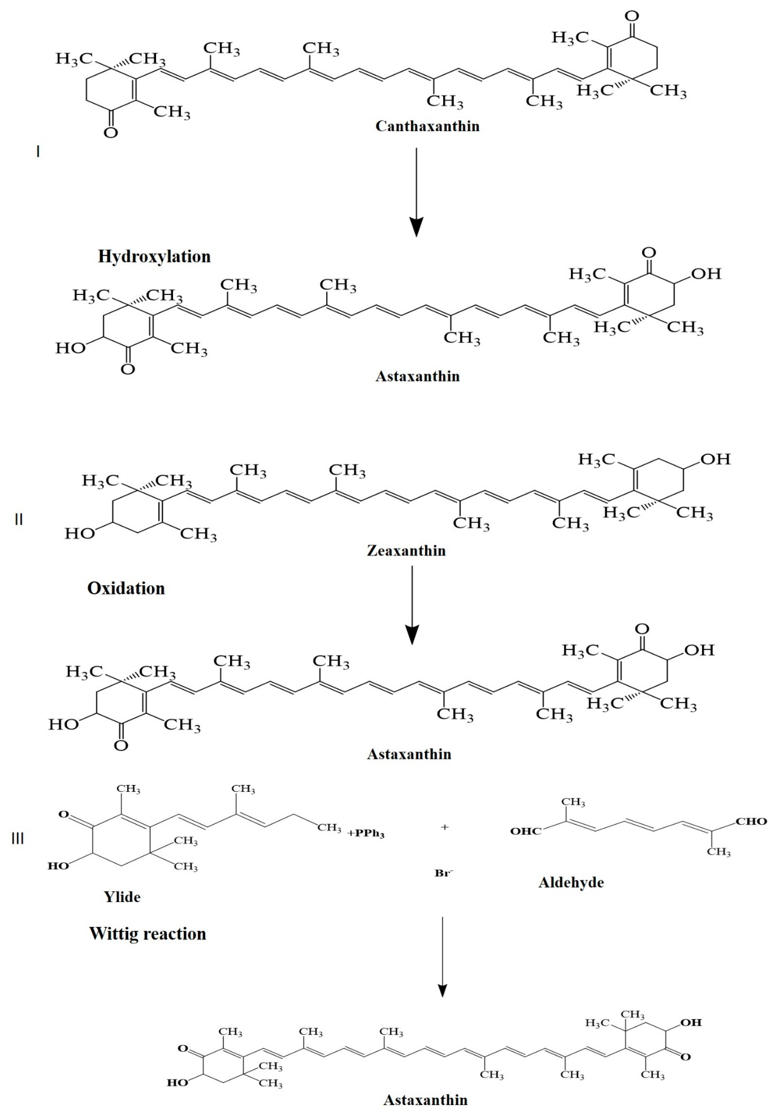 Astaxanthin as a King of Ketocarotenoids: Structure, Synthesis ...