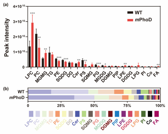 Alkaline Phosphatase PhoD Mutation Induces Fatty Acid and Long-Chain ...