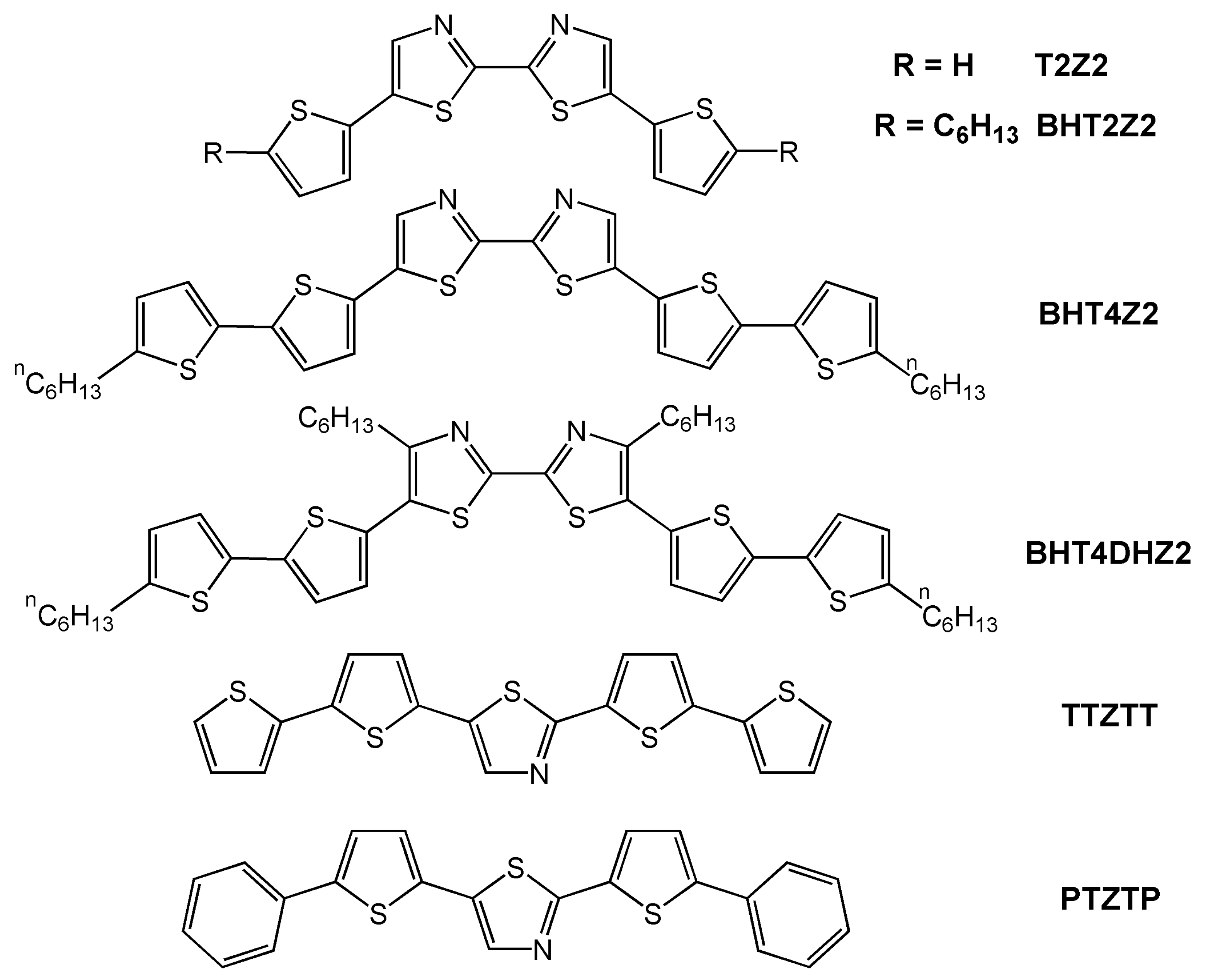 Materials | Free Full-Text | Azine- and Azole-Functionalized Oligo´ and ...