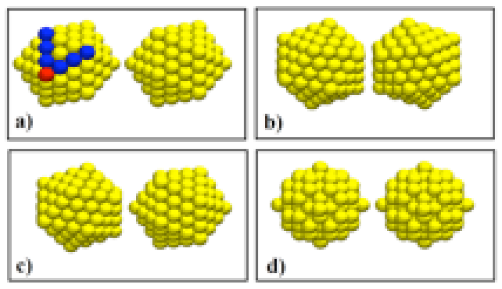 Coalescence and Collisions of Gold Nanoparticles