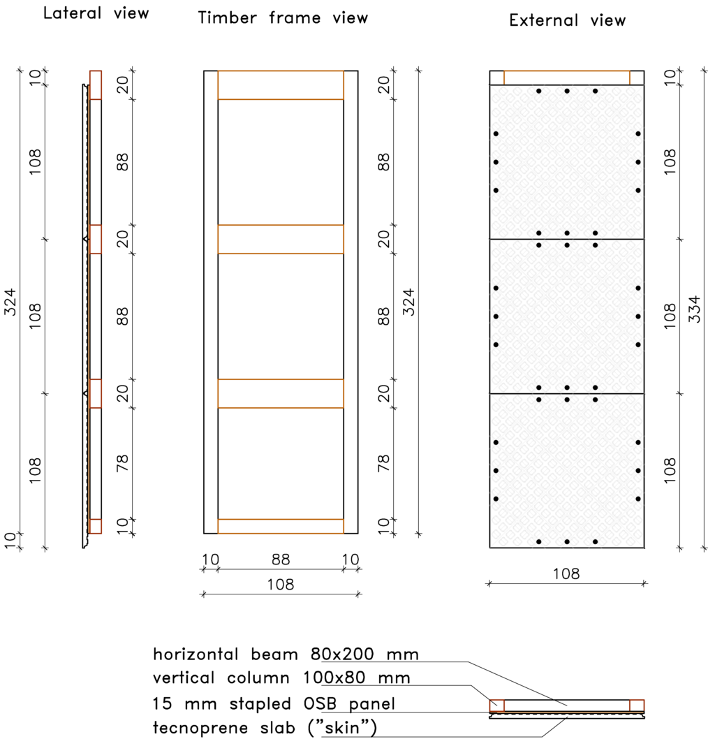 Light Steel-Timber Frame with Composite and Plaster Bracing Panels
