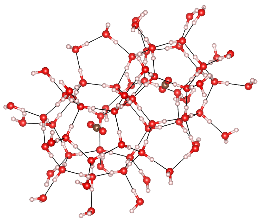 Effects of the CO2 Guest Molecule on the sI Clathrate Hydrate Structure