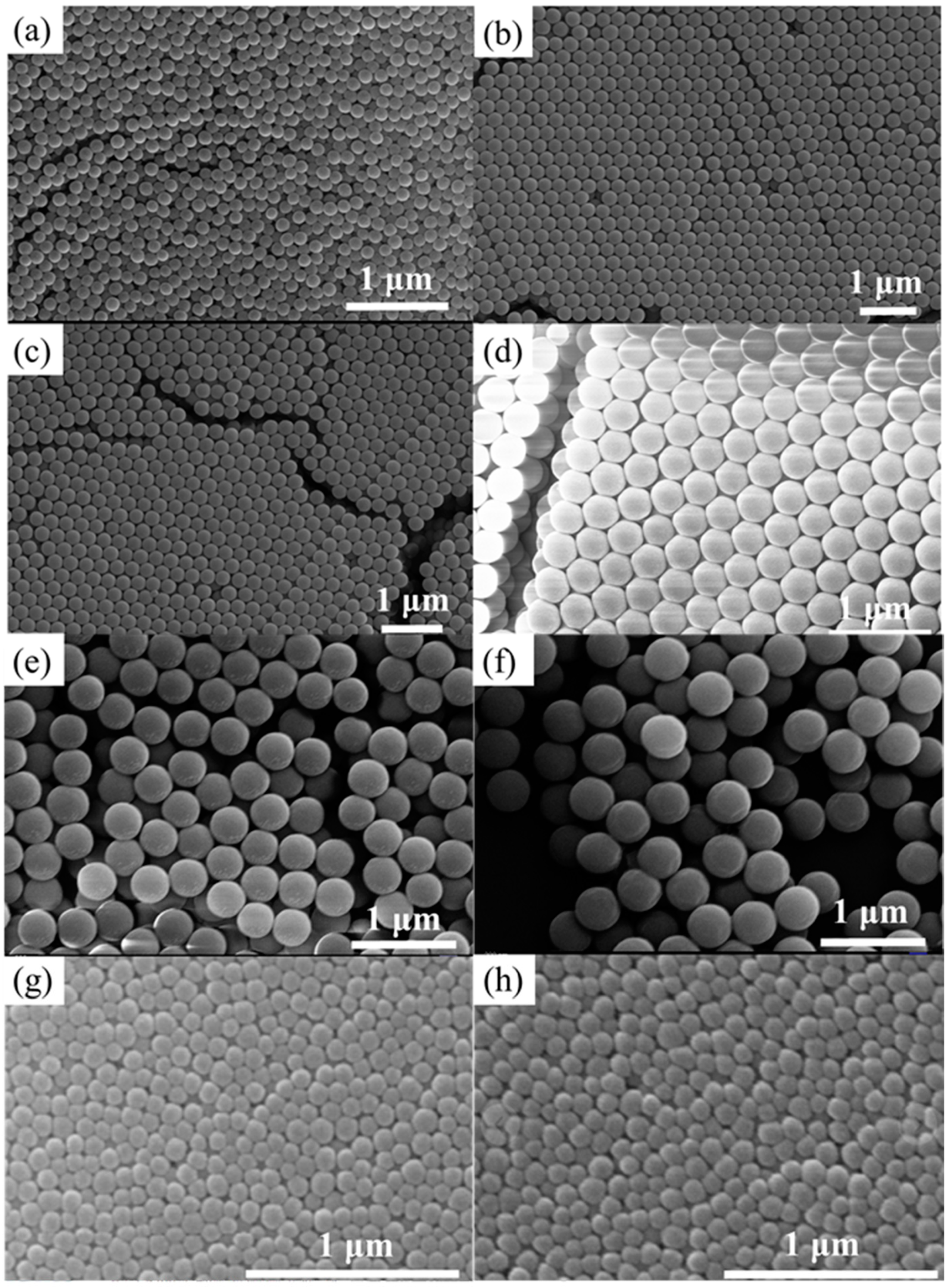 Synthesis of Silica Microspheres—Inspired by the Formation of Ice ...