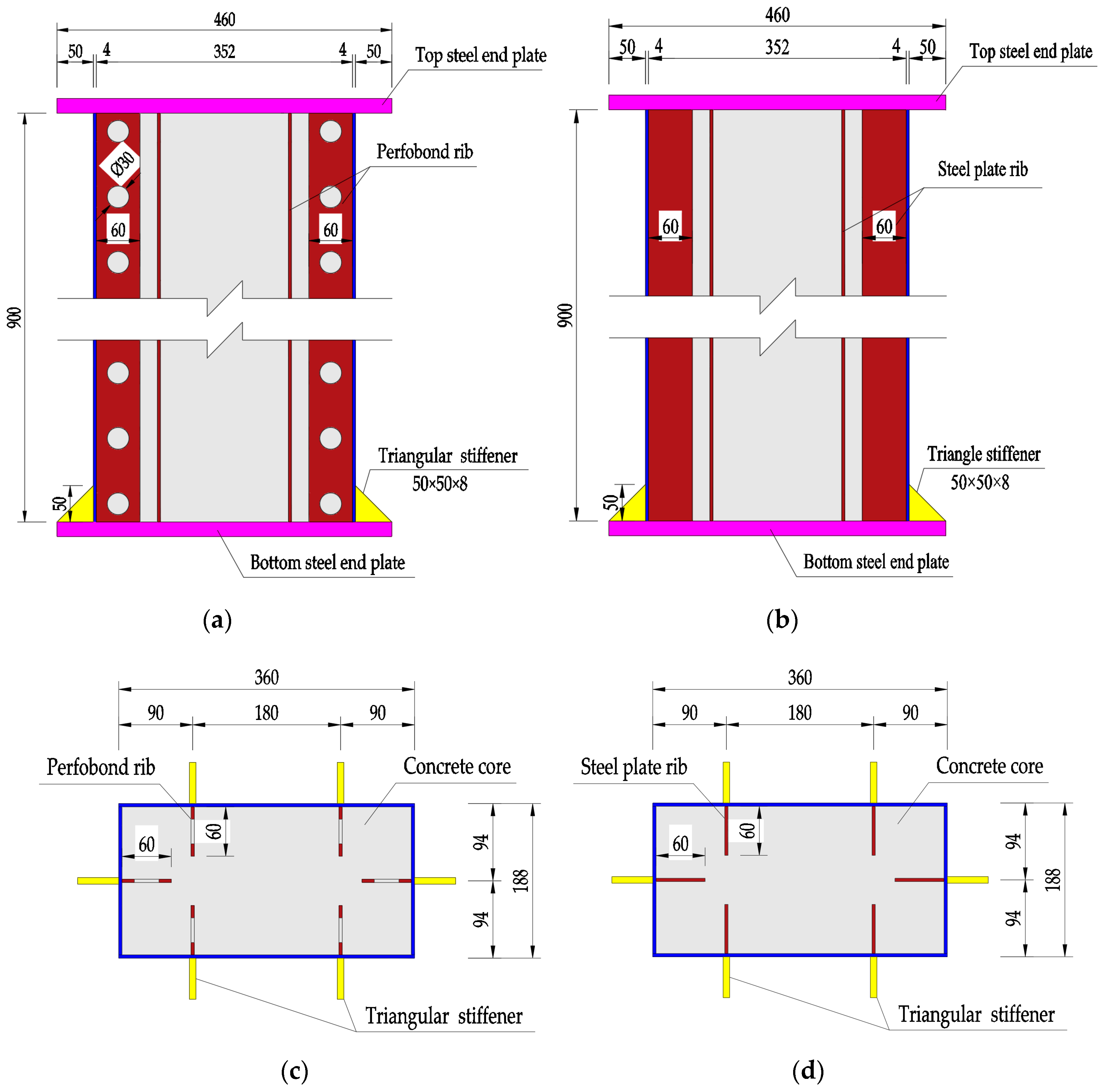 Behavior of Rectangular-Sectional Steel Tubular Columns Filled with ...