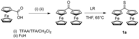 Diferrocenyl Thioketone: Reactions with (Bisphosphane)Pt(0) Complexes ...