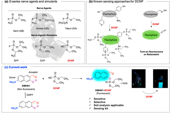 A Selective Fluorescence Turn-On Probe for the Detection of DCNP (Nerve Agent Tabun Simulant)