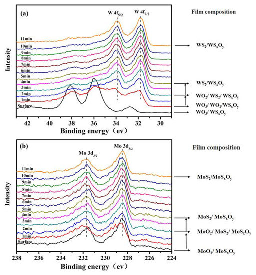 Tribological Performance of MoS2–WS2 Composite Film under the Atomic ...