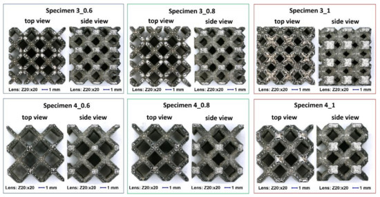 Investigations on Mechanical Properties of Lattice Structures with ...
