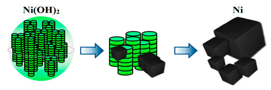 Metal Nanoparticles Formation from Nickel Hydroxide