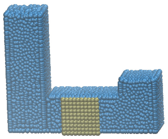 Virtual Experiments of Particle Mixing Process with the SPH-DEM Model