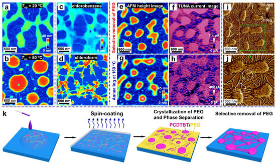 Fabrication of PCDTBT Conductive Network via Phase Separation
