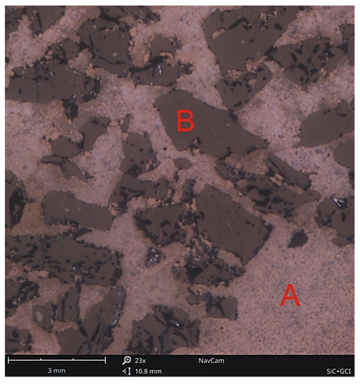 Surface Phenomena at the Interface between Silicon Carbide and Iron Alloy
