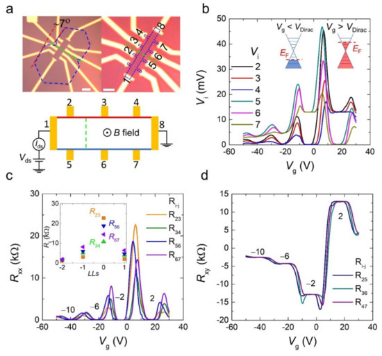 Quantum Hall Effect across Graphene Grain Boundary