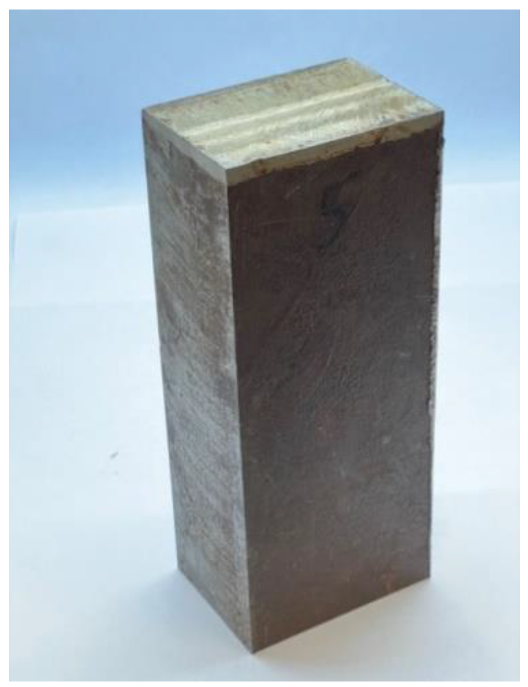 Magnetic Investigation of Cladded Nuclear Reactor Blocks