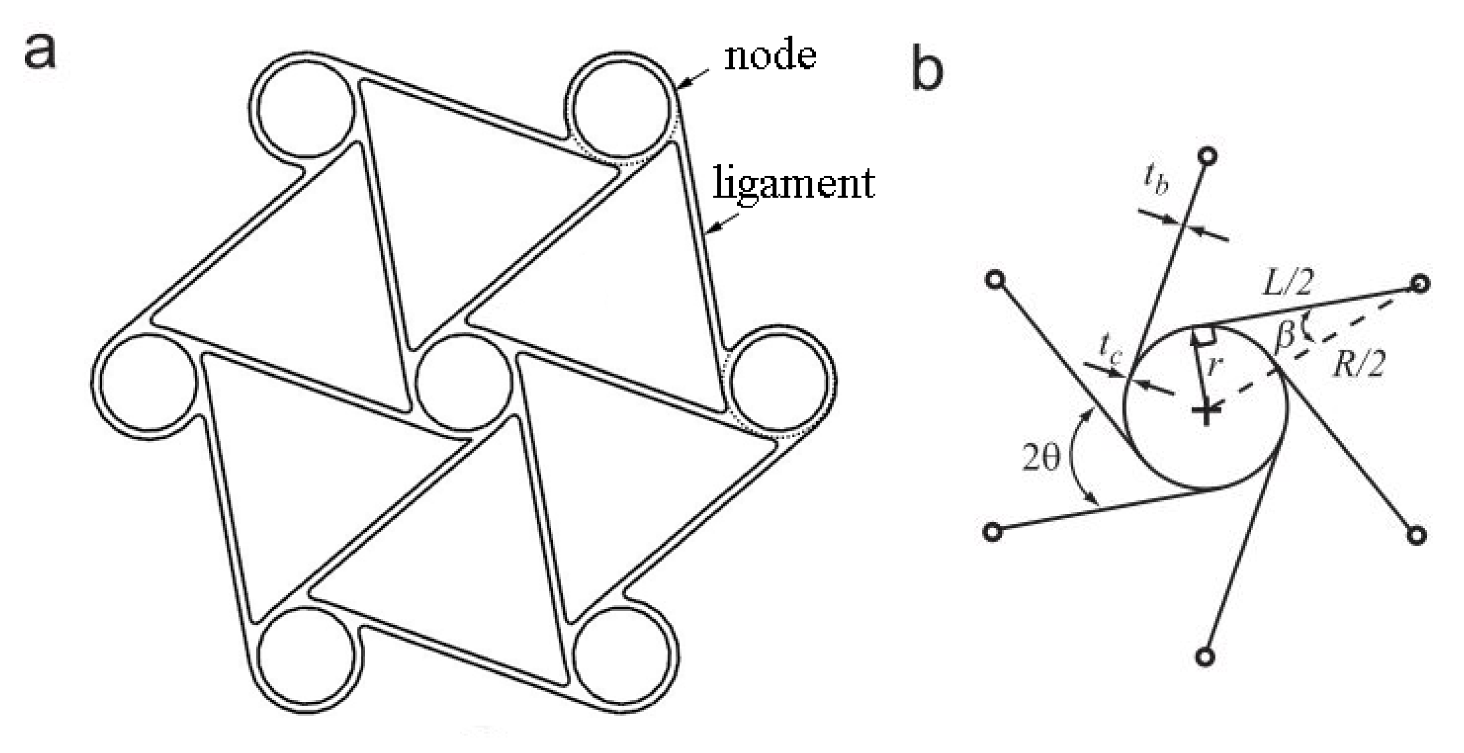 Compression Behavior of EBM Printed Auxetic Chiral Structures