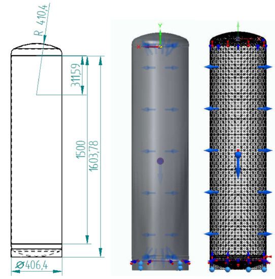 Stress Calculations of Heat Storage Tanks