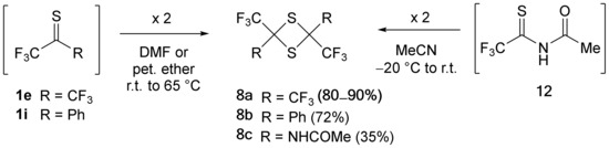 Synthesis of Fluorinated and Fluoroalkylated Heterocycles Containing at ...