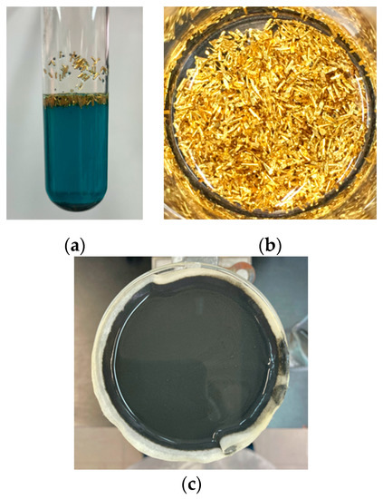 Synthesis of Gold Nanoparticles from Gold Coatings Recovered from E ...