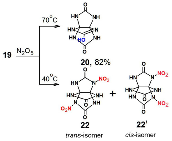 Synthesis of Nitro- and Acetyl Derivatives of 3,7,10-Trioxo-2,4,6,8,9 ...