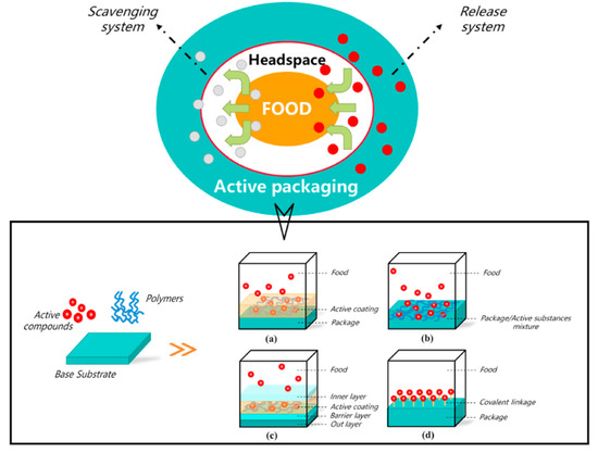Active Food Packaging Made of Biopolymer-Based Composites